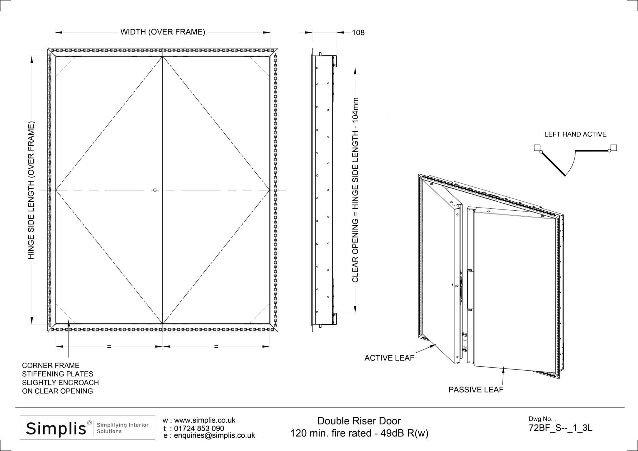 Simplis | Christo Riser Door Technical